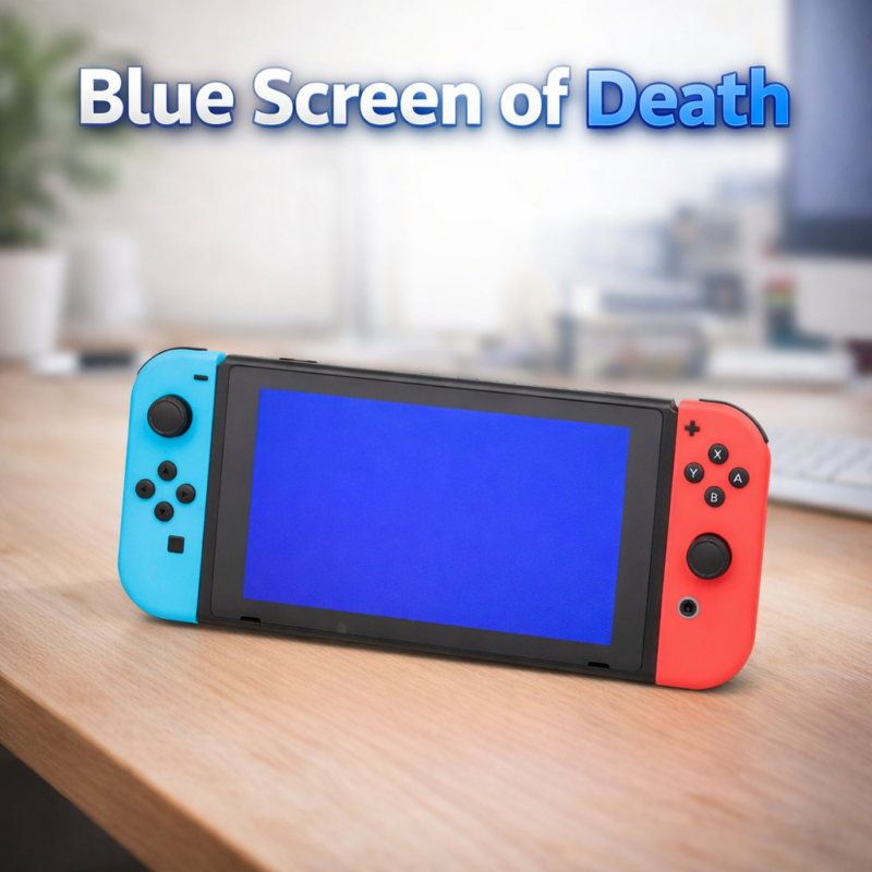 Nintendo Switch Blue Screen of Death, Blue Screen Repair – TVPartsWorld ...